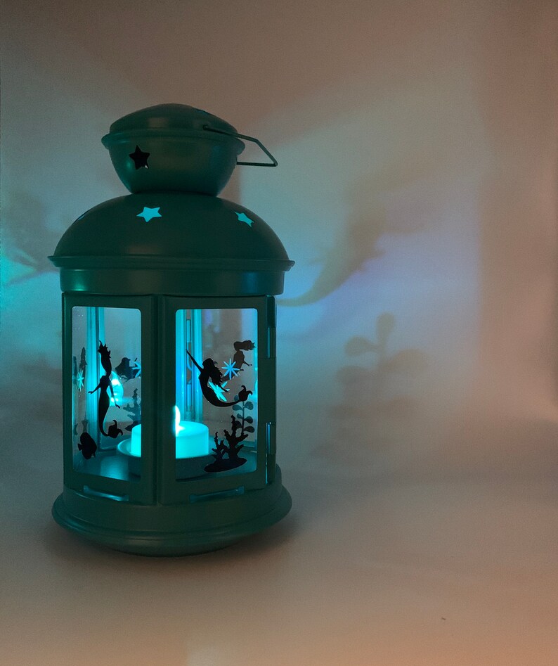Mermaid Lantern, Mermaid Light, Mermaid Night Light, Under the Sea ...