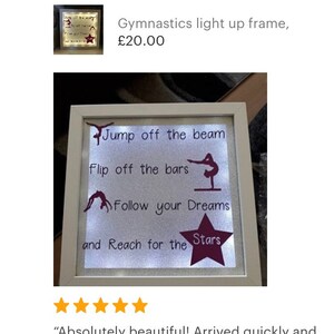 Mum Glass Light Block, Word Art, Personalised Gift, Light up Gift ...