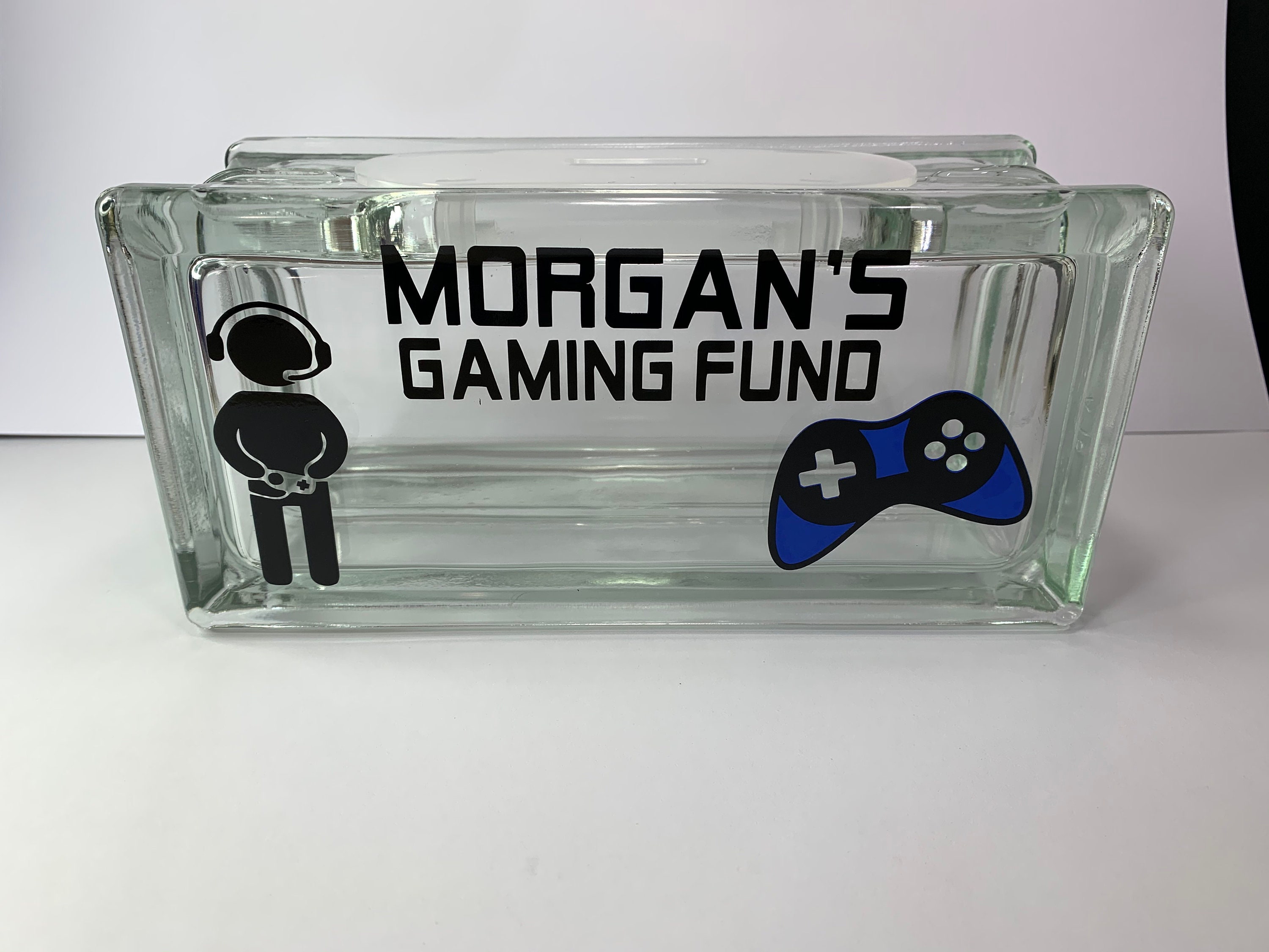 Gaming Fund Savings Glass Box Money Box Savings Box Savings - Etsy UK