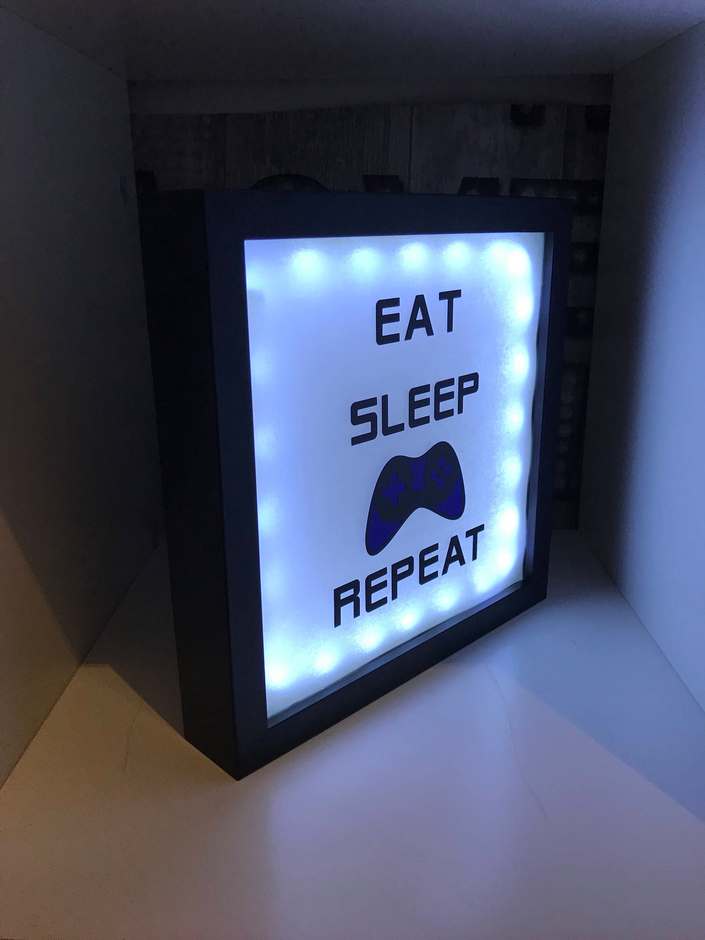 Gamer Light up Frame, Gamer Box Frame - Etsy UK