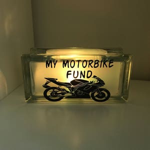 New Motorbike Fund Savings Box, Light up Money Box, Savings Box ...