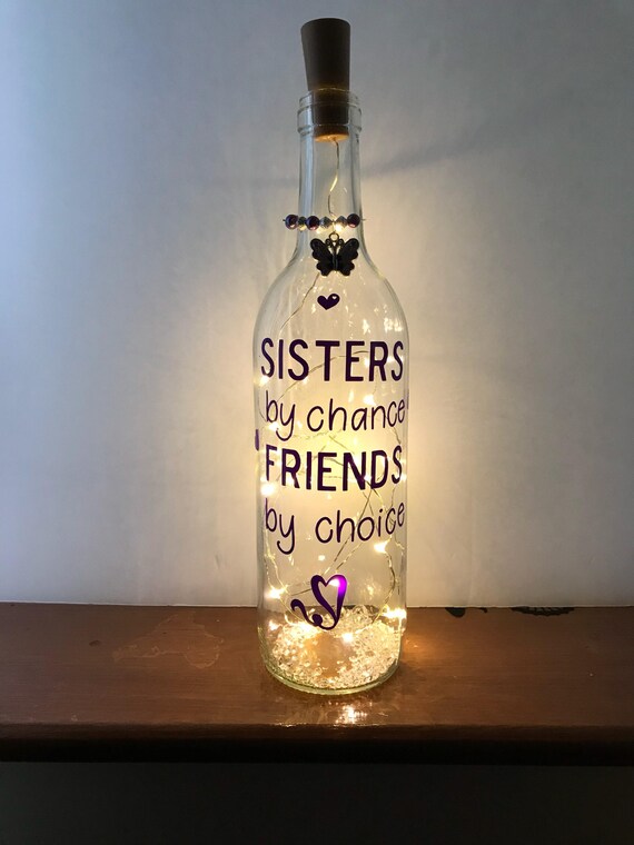 Sisters Light Bottle Sisters Gift Sisters Quote Gift - Etsy UK