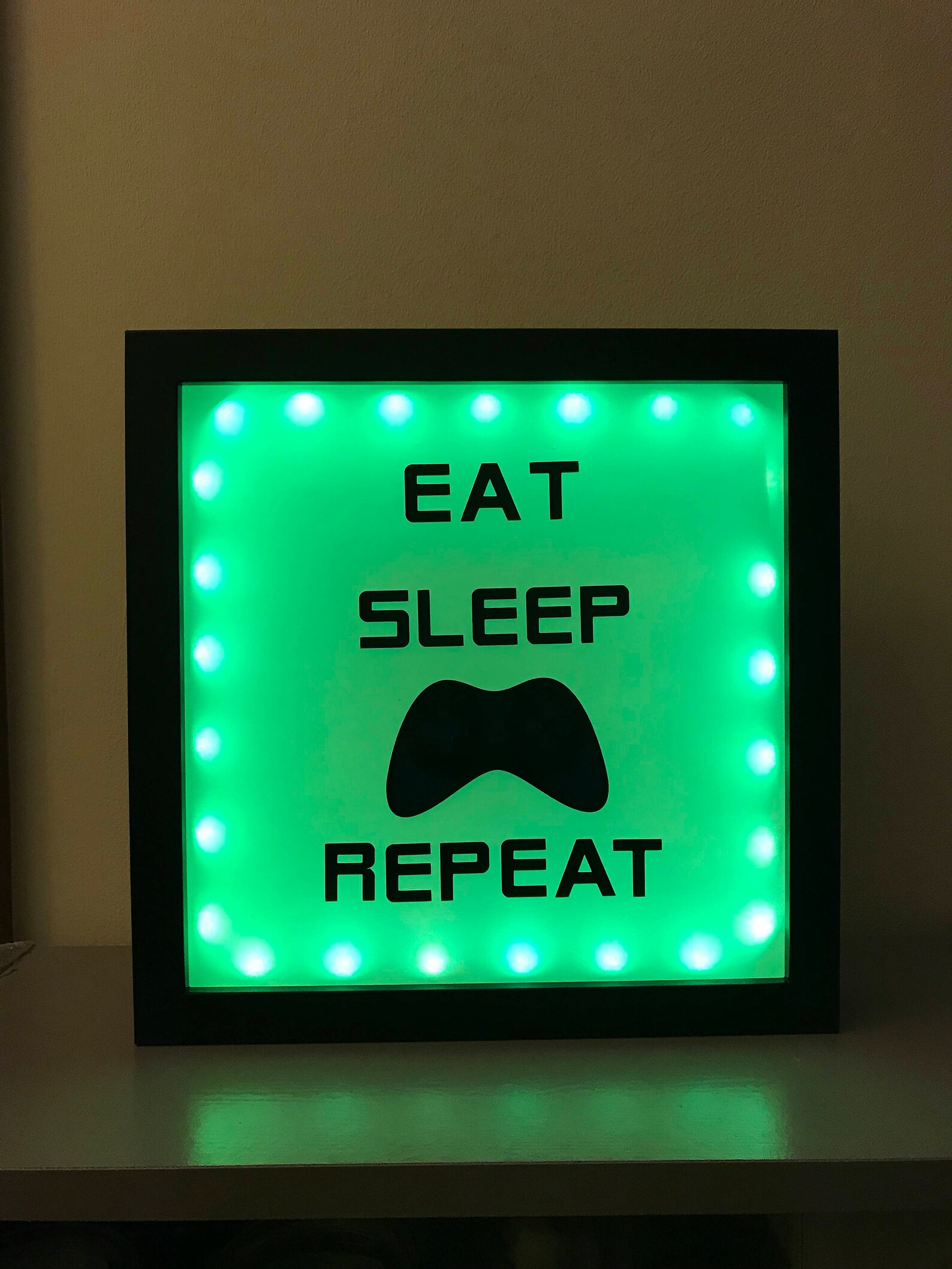Gamer Light up Frame Gamer Box Frame Gaming Gift - Etsy UK