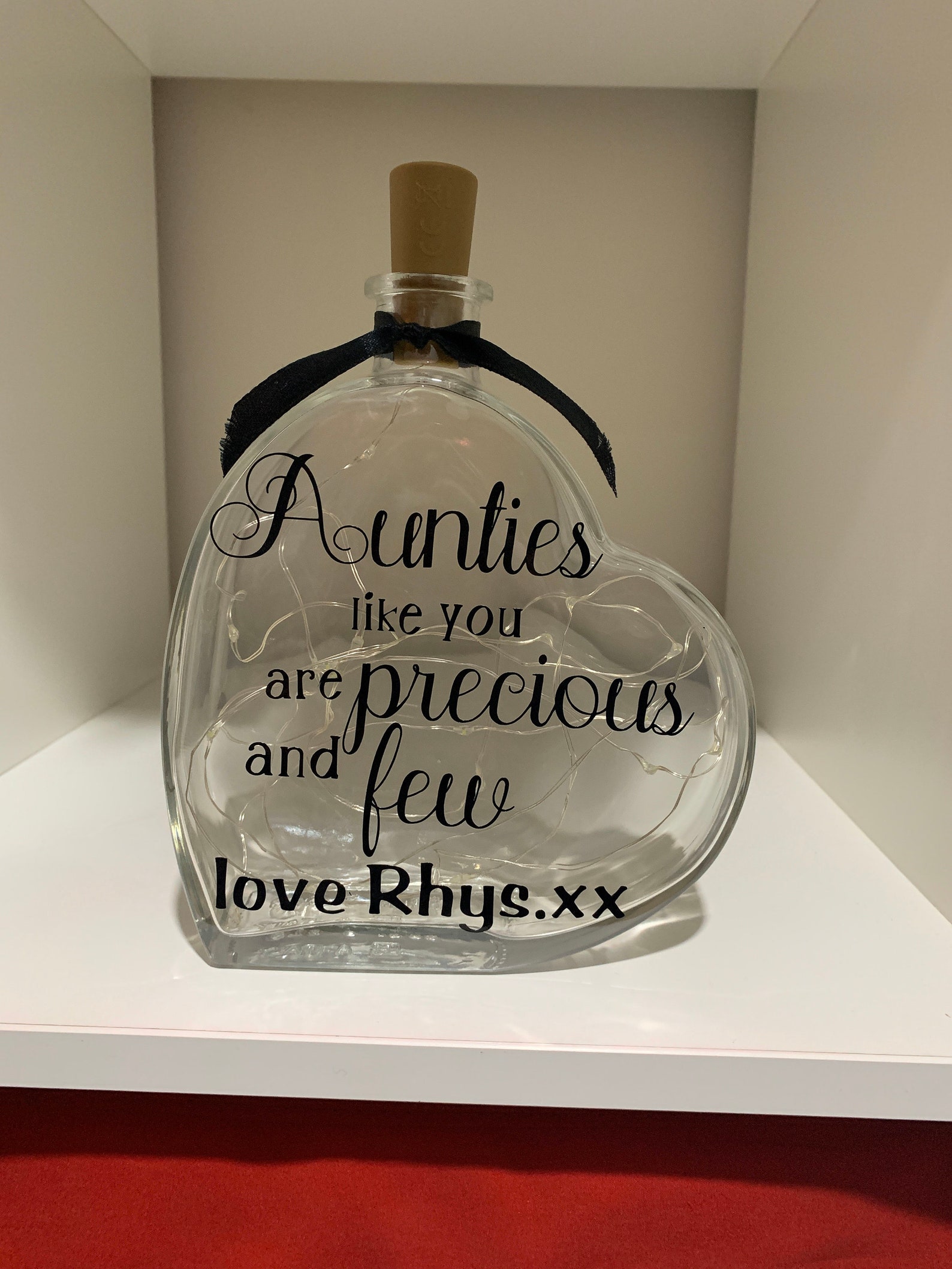 Auntie light bottle Aunt gift Mother's Day gift sister | Etsy