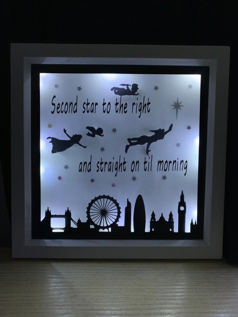 Peter Pan Inspired Light up Frame | Etsy UK