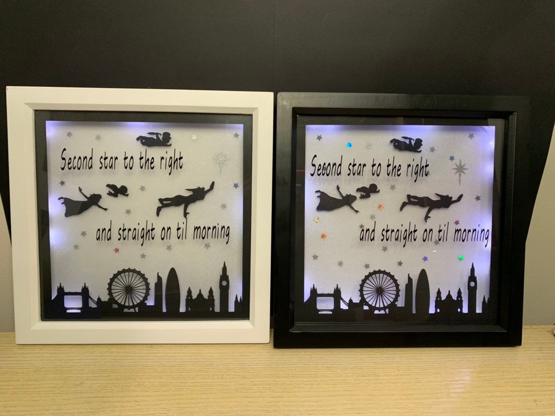 Peter Pan Inspired Light up Frame, - Etsy UK