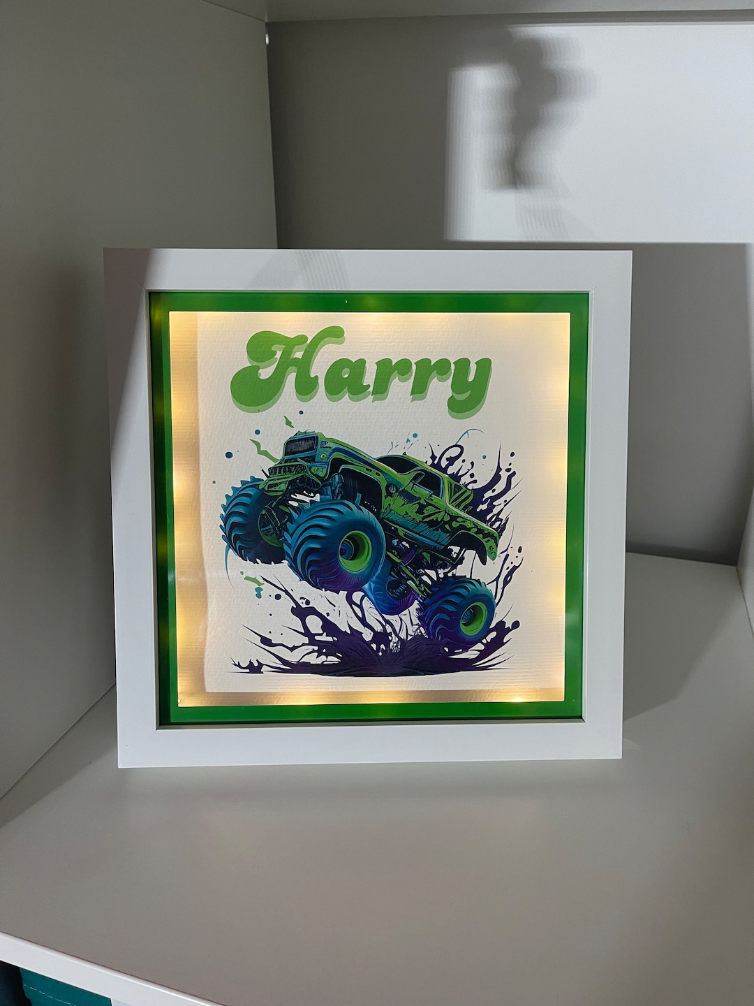 Monster Truck Light up Frame, - Etsy