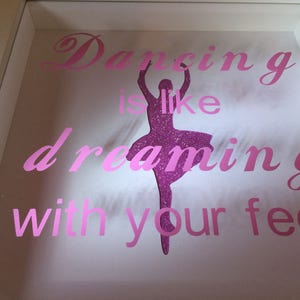 Dancer Frame Dancer Box Frame Dancer Gift Dancing Frame - Etsy