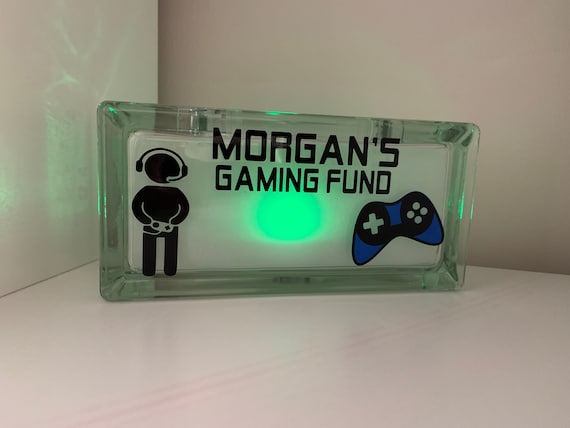Gaming Fund Savings Glass Box Money Box Savings Box Savings | Etsy UK