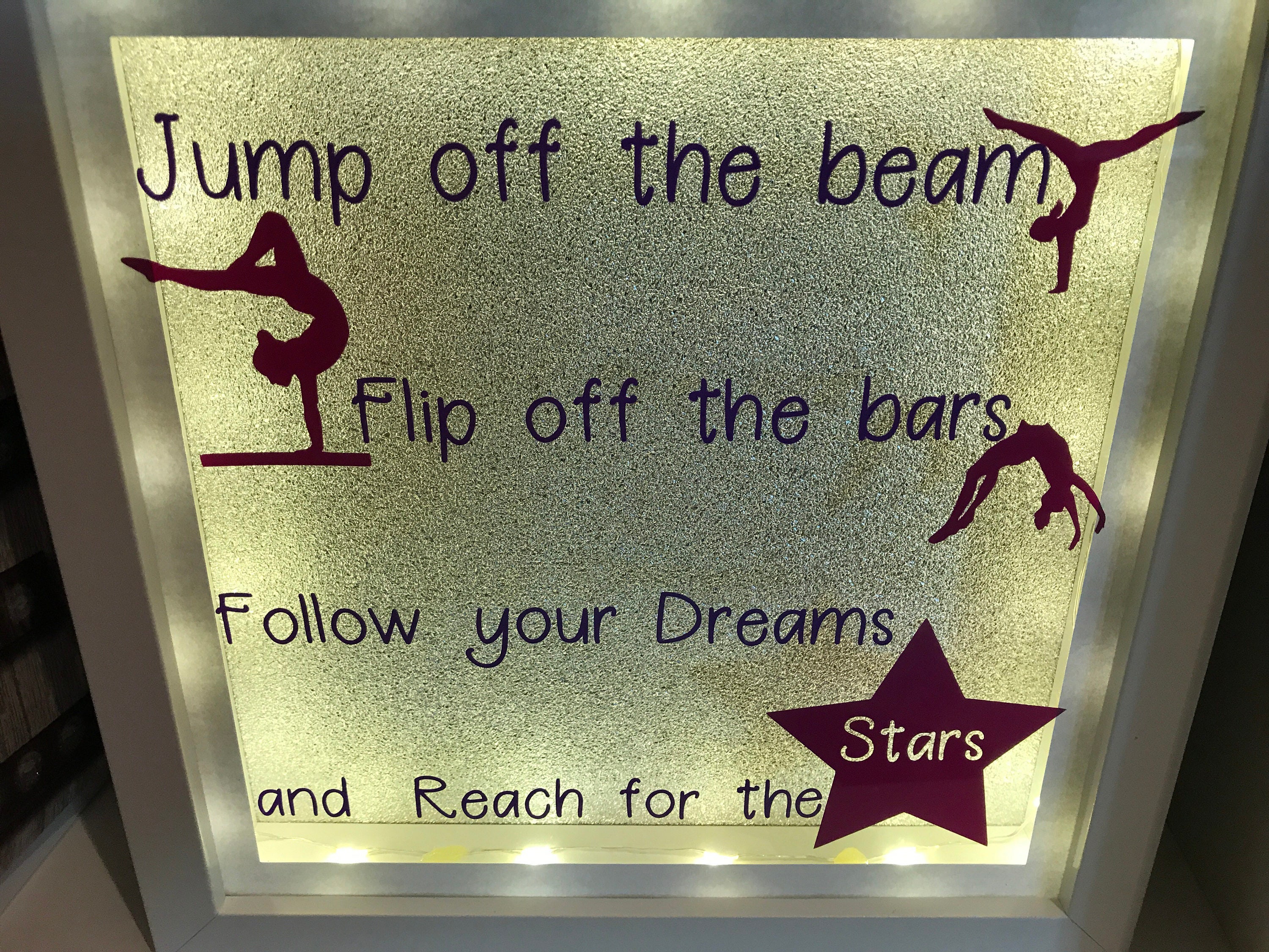 Gymnastics Light up Frame, - Etsy UK