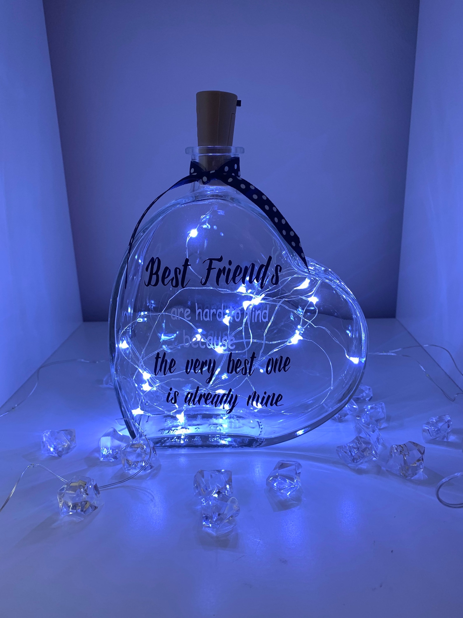 Best Friends Light Bottle Forever Friends Light Bottle - Etsy UK