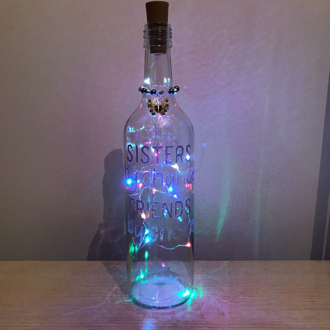 Sisters Light Bottle, Sisters Gift, Sisters Quote Gift, Sisters by ...