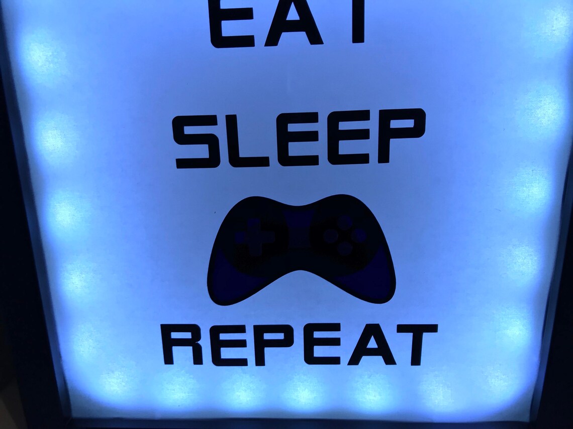 Gamer Light up Frame Gamer Box Frame - Etsy UK