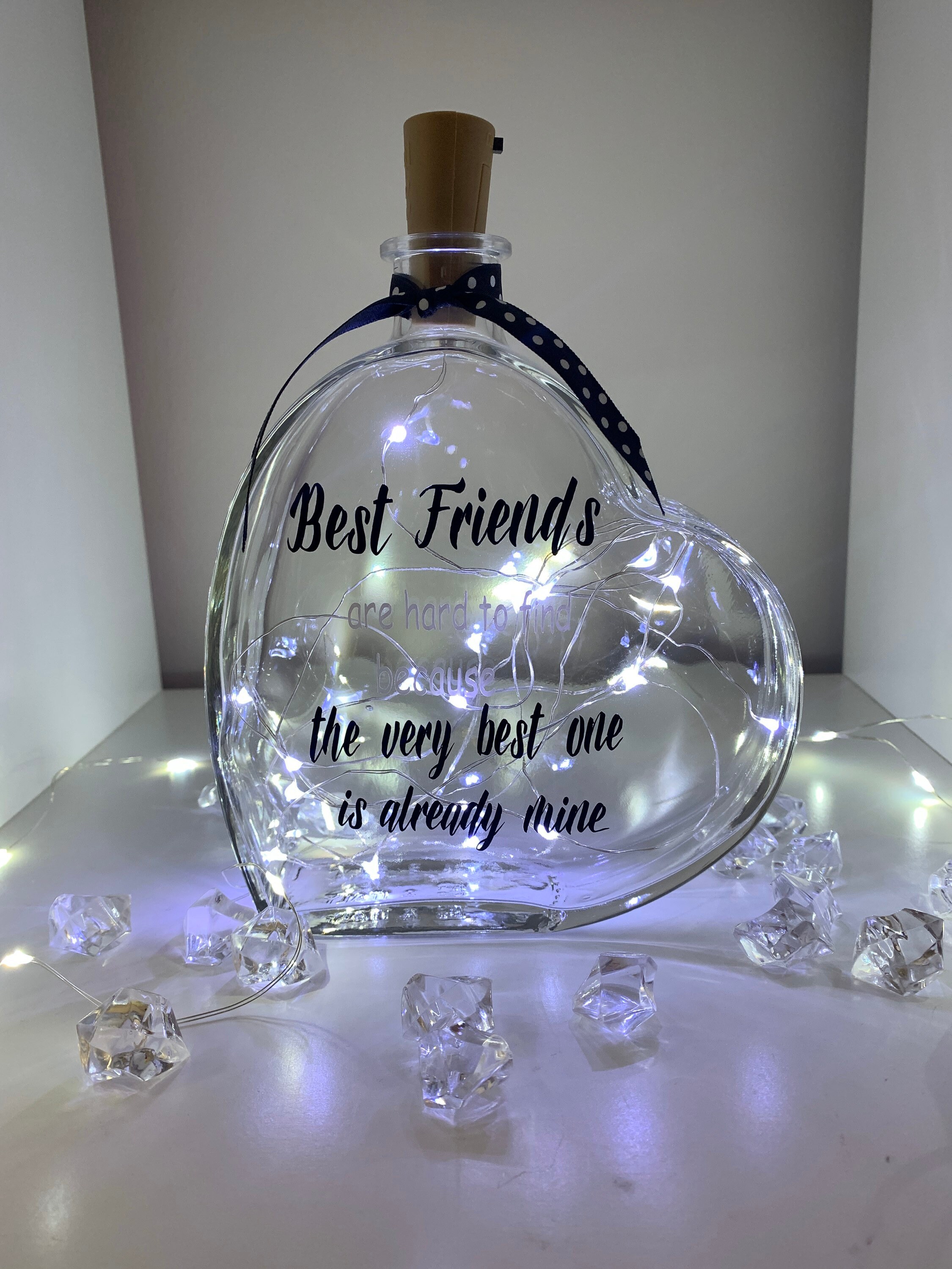 Best Friends Light Bottle Forever Friends Light Bottle - Etsy UK