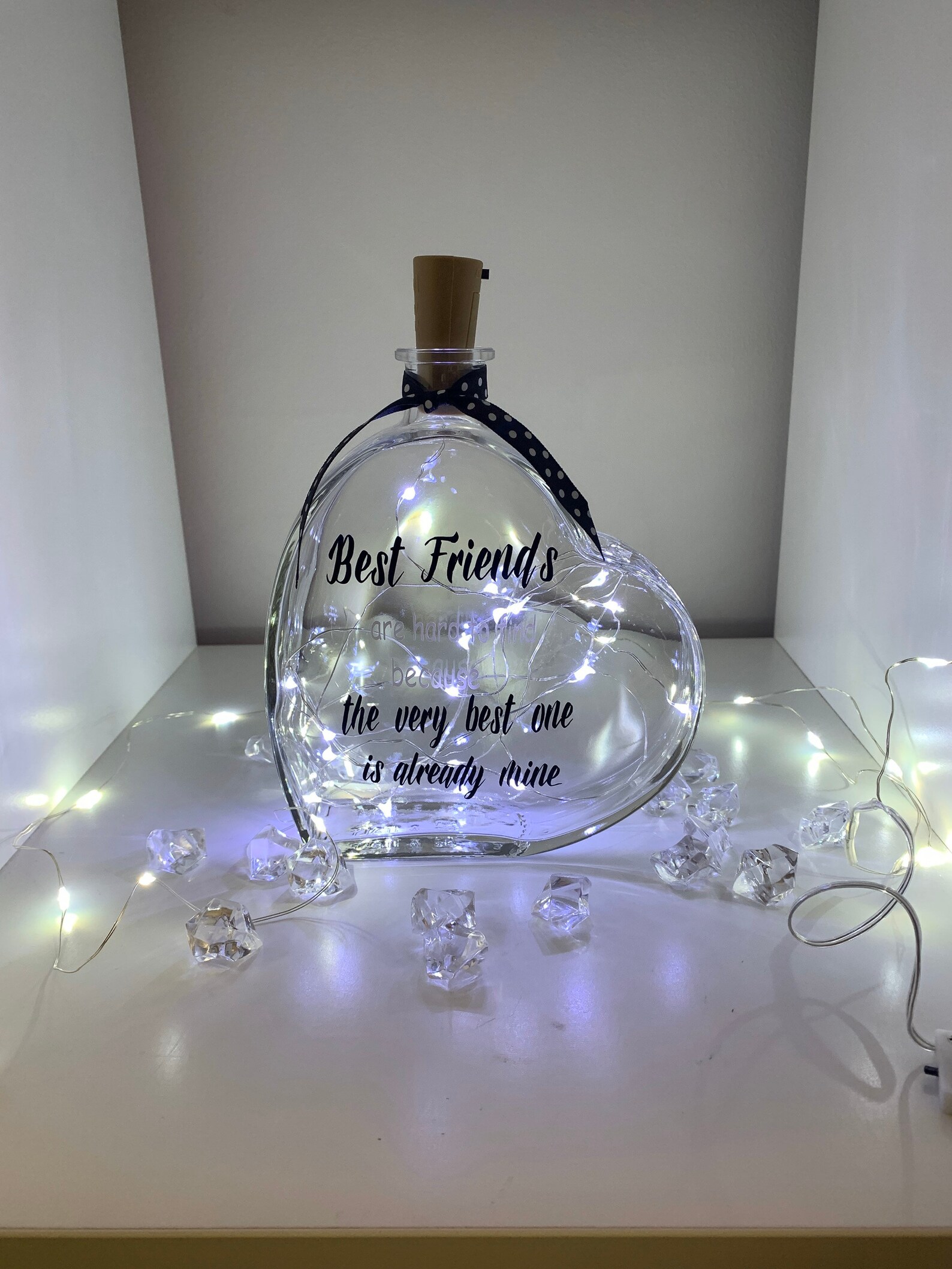 Best friends light bottle forever friends light bottle | Etsy