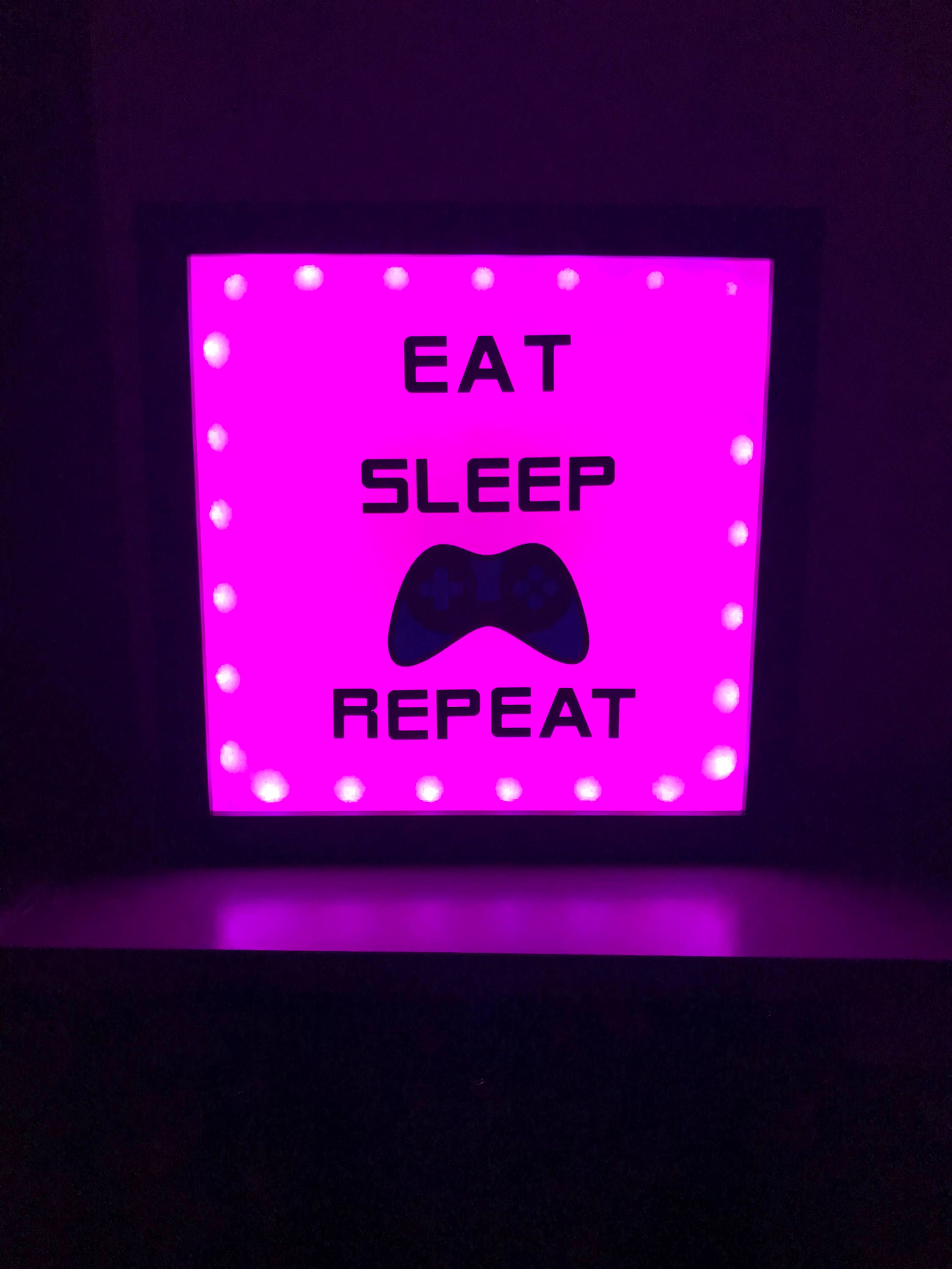 Gamer Light up Frame Gamer Box Frame Gaming Gift - Etsy UK
