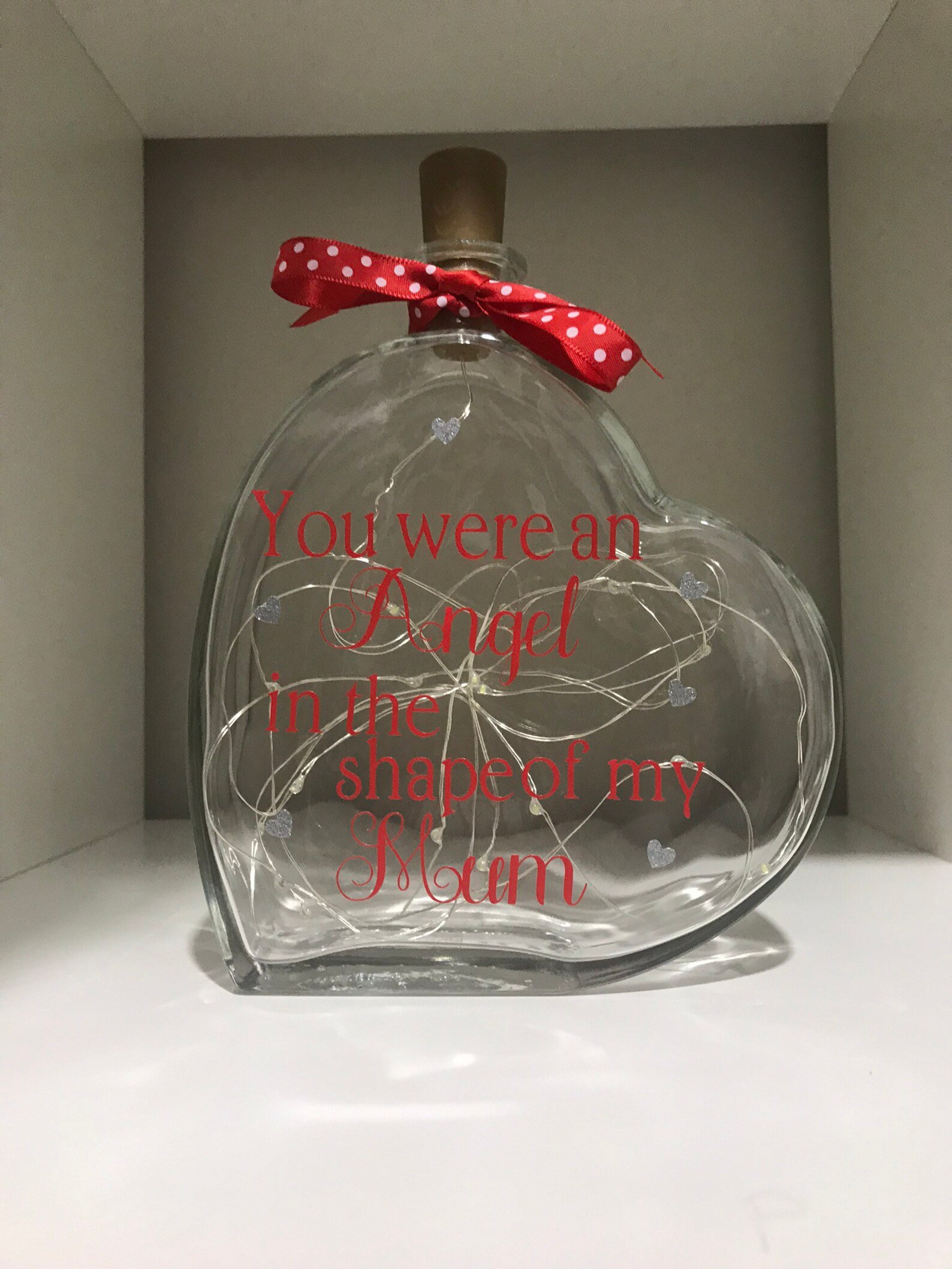 Angel Mum Light Bottle Mum Light Bottle Mum Gift Memorial - Etsy UK