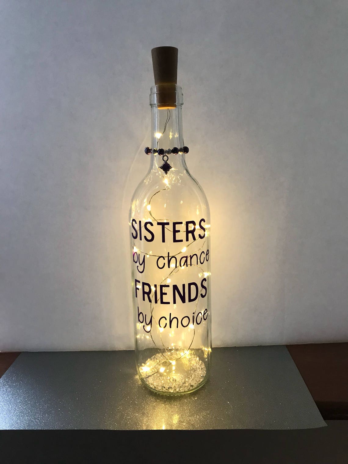 Sisters Light Bottle, Sisters Gift, Sisters Quote Gift, Sisters by ...