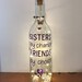 Sisters Light Bottle, Sisters Gift, Sisters Quote Gift, Sisters by ...