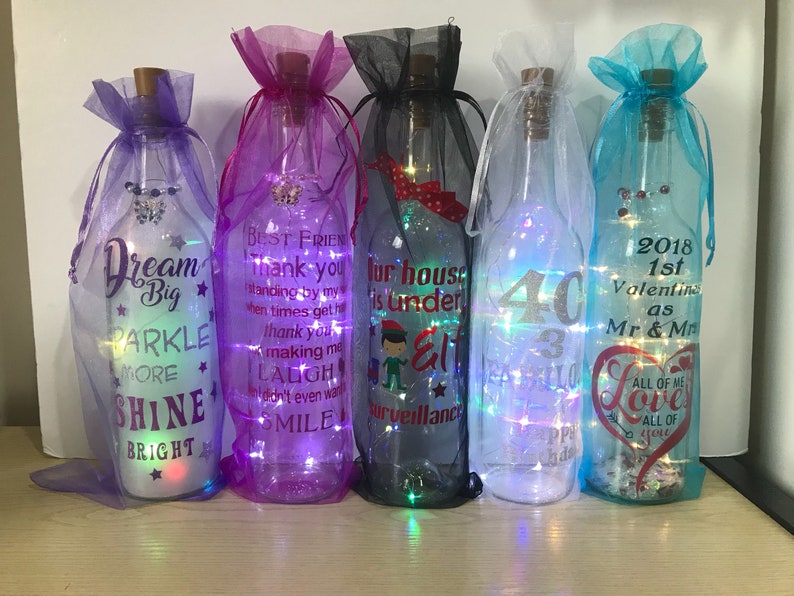 Best Friend Gift, Light Bottle, Quote Bottle, Good Friend Gift - Etsy