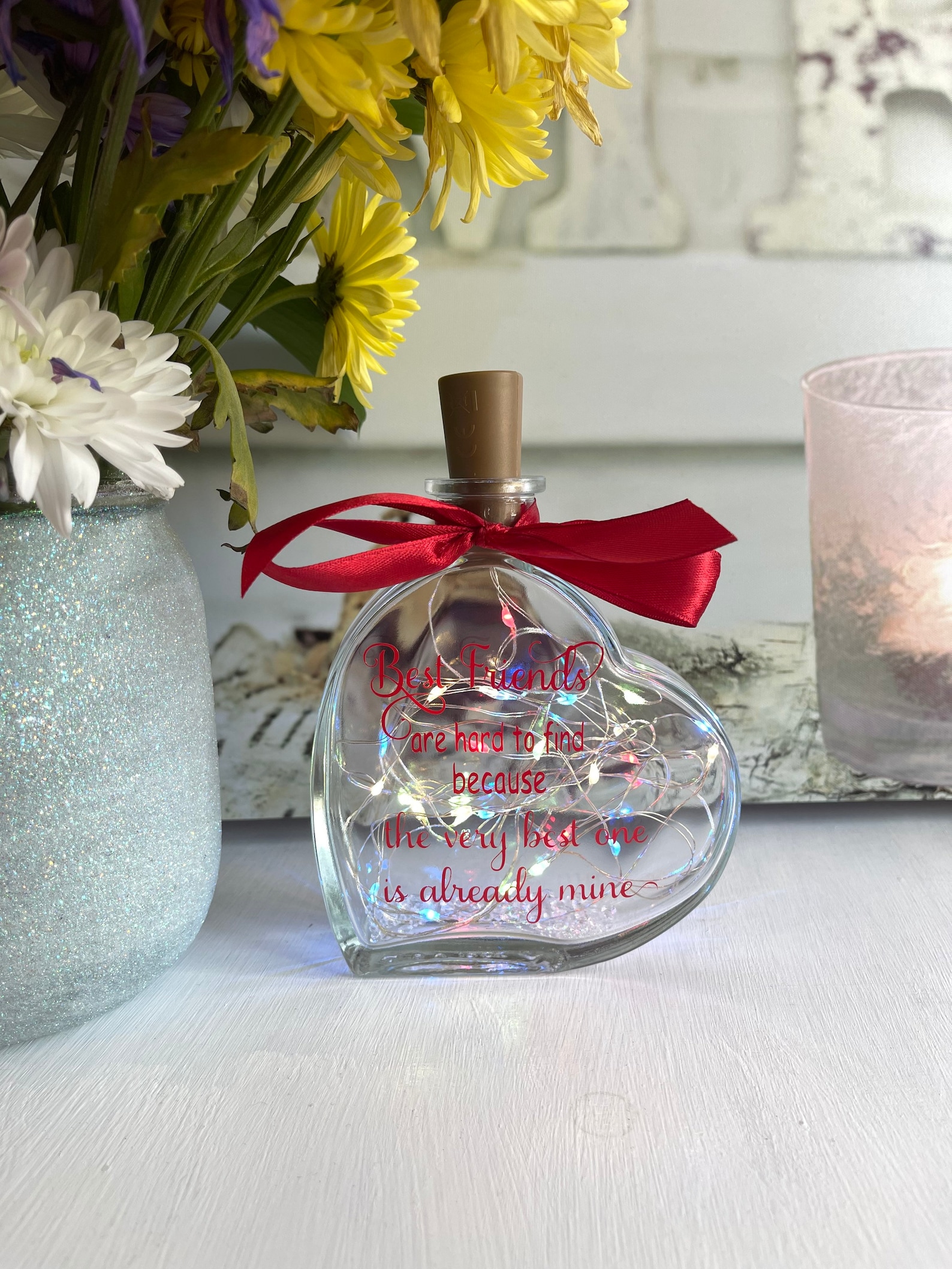 Best Friends Light Bottle Forever Friends Light Bottle - Etsy UK