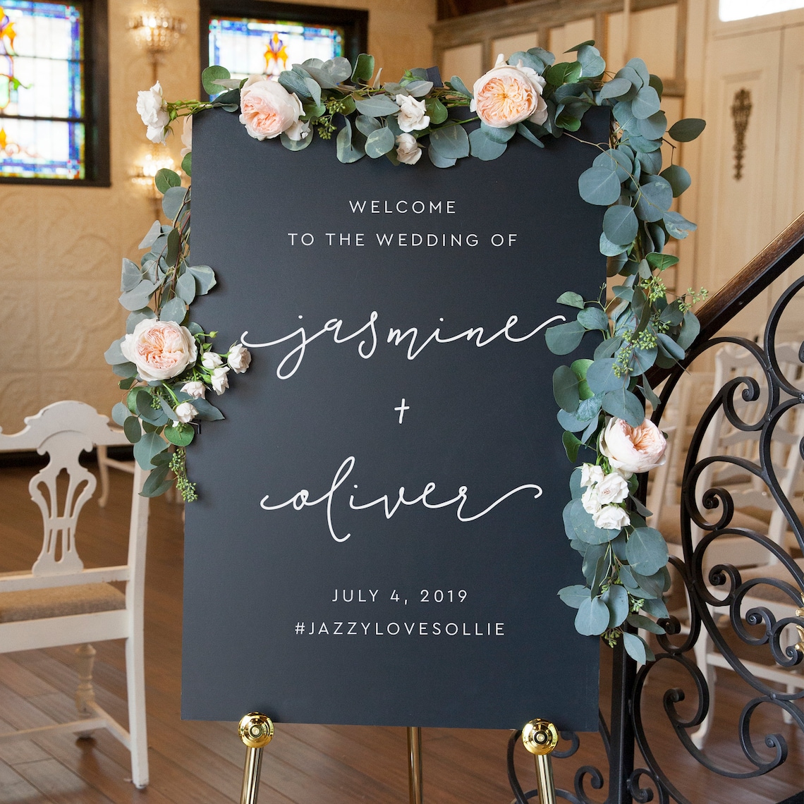 Wedding Welcome Board Welcome Sign for Reception Welcome | Etsy