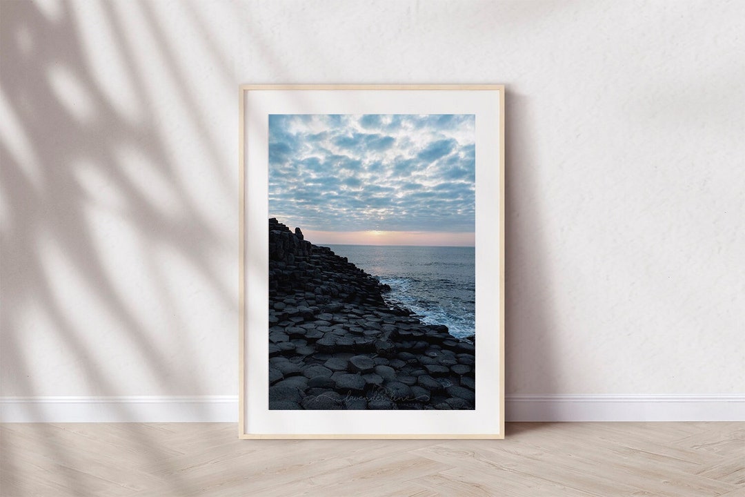 CAUSEWAY MOMENTS, Colour Photography Print, Giant's Causeway Sunset ...