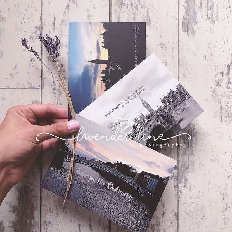 POSTCARDS 1 Postcard Print Typography Postcard Beach - Etsy UK