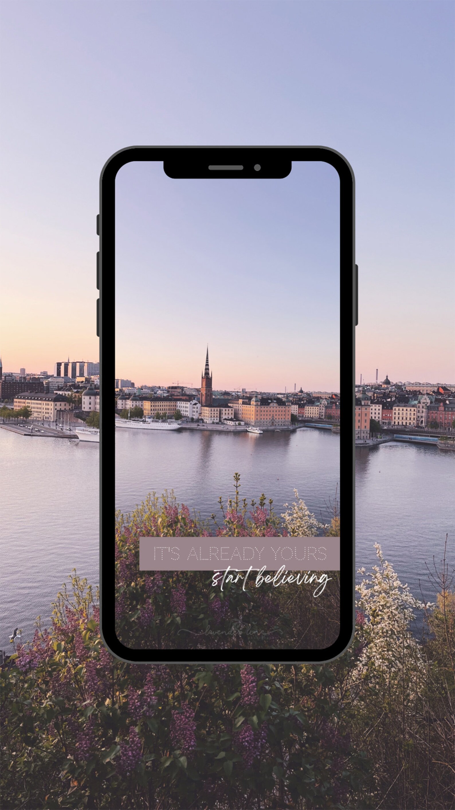 STOCKHOLM BELIEVING, Digital Wallpaper Download, Travel Phone Wallpaper ...