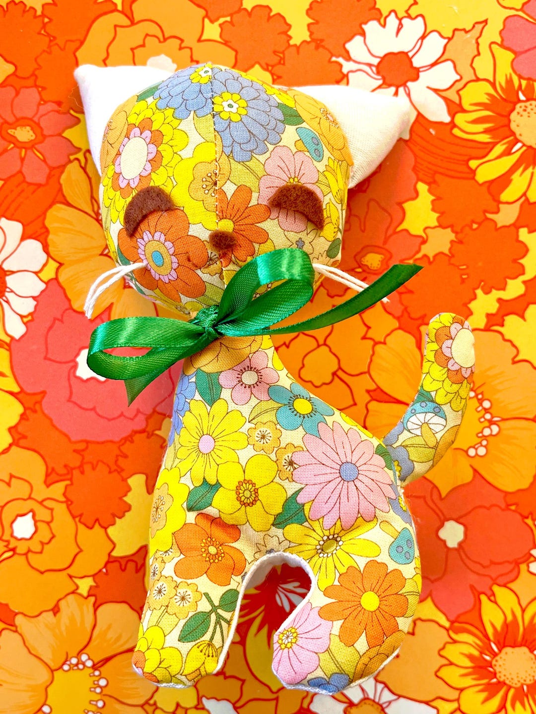 Ruby the Cat Original Art Doll - Etsy