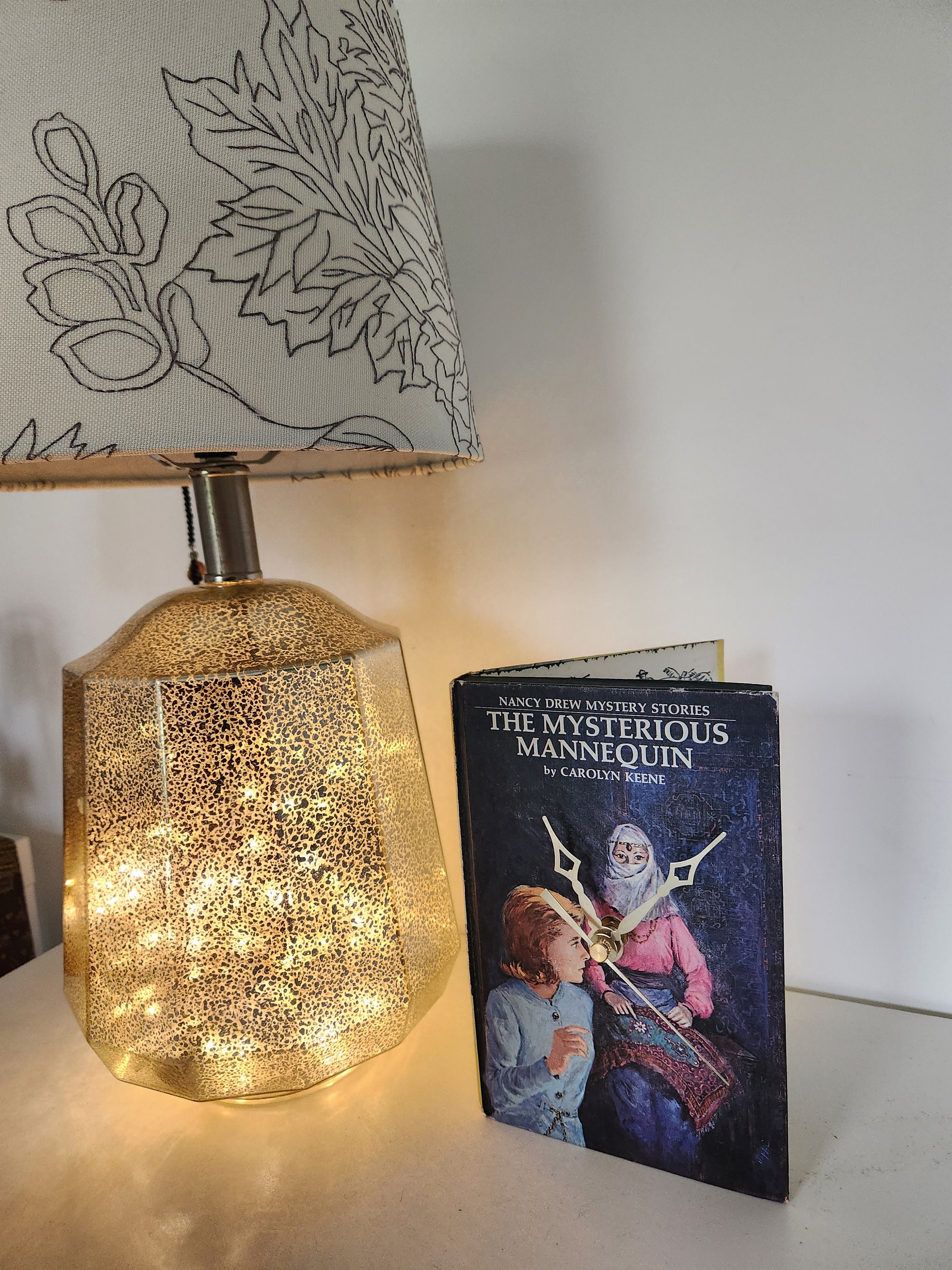 Vintage Book Clock Desk Clock Shelf Clock Book Lovers Gift Vintage ...