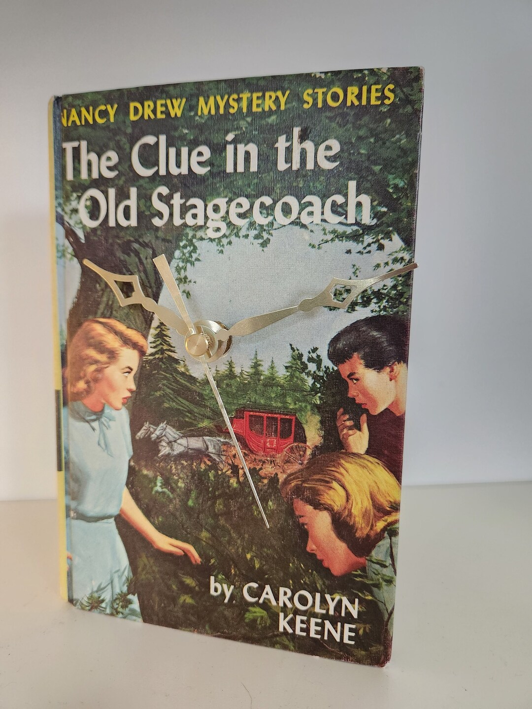 Vintage Book Clock Desk Clock Shelf Clock Book Lovers Gift Vintage ...