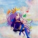 Original No Game No Life Shiro Marker Drawing Shiro Anime Isekai 9x12 ...