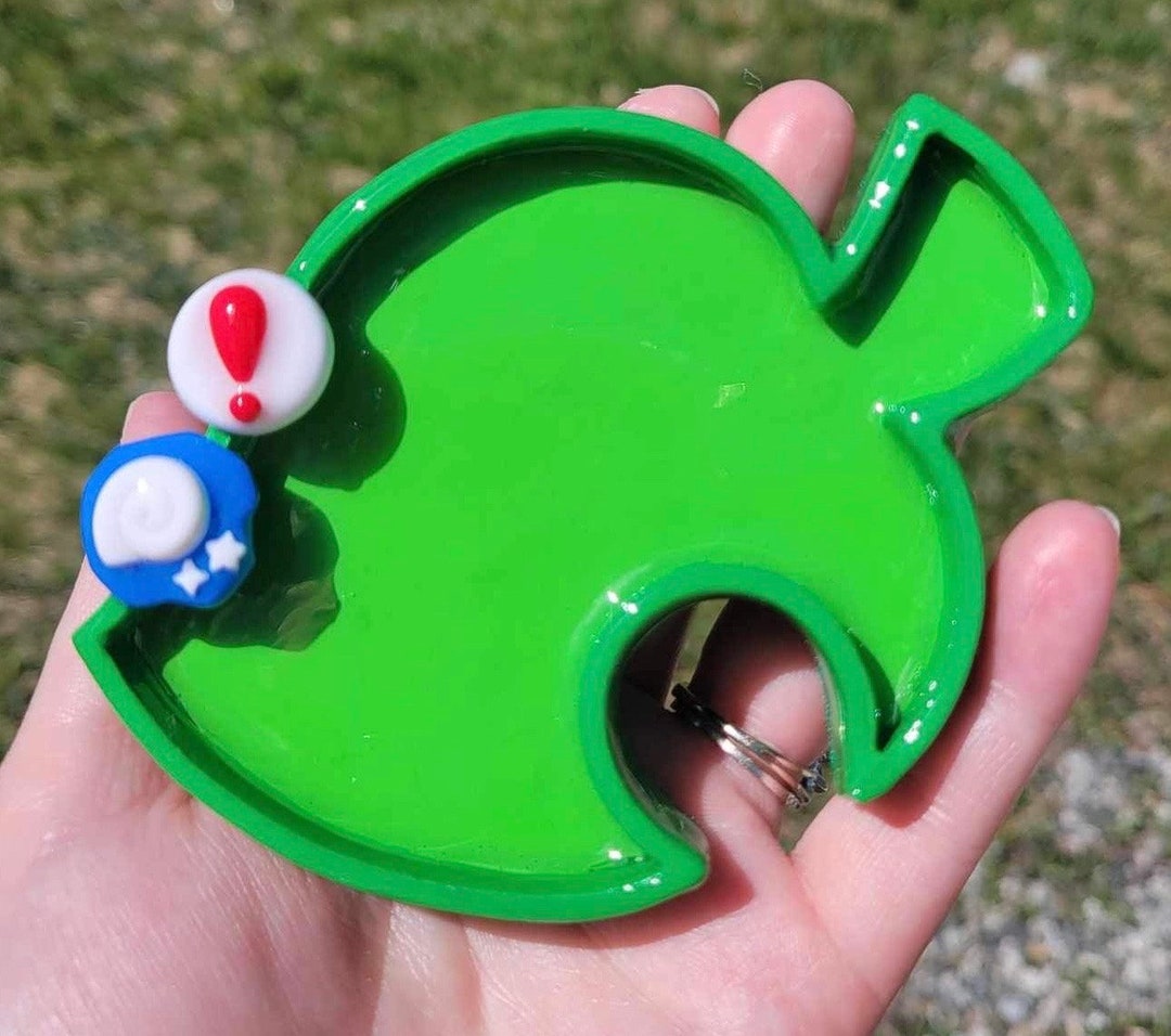 Animal Crossing Leaf Polymer Clay Trinket Dish - Etsy