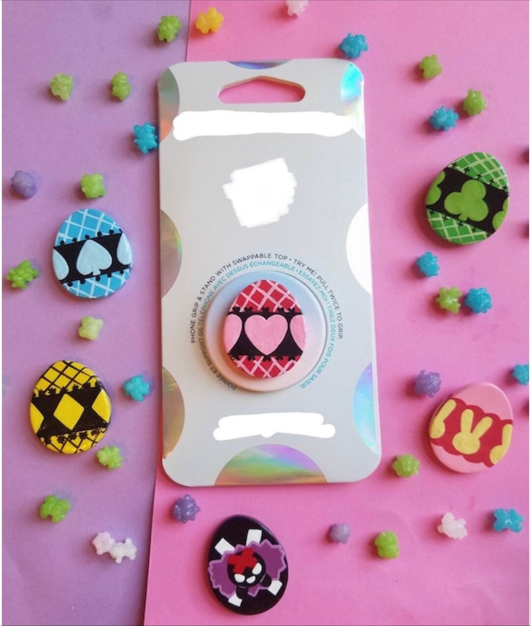 Guardian Character Egg Polymer Clay Phone Grip - Etsy