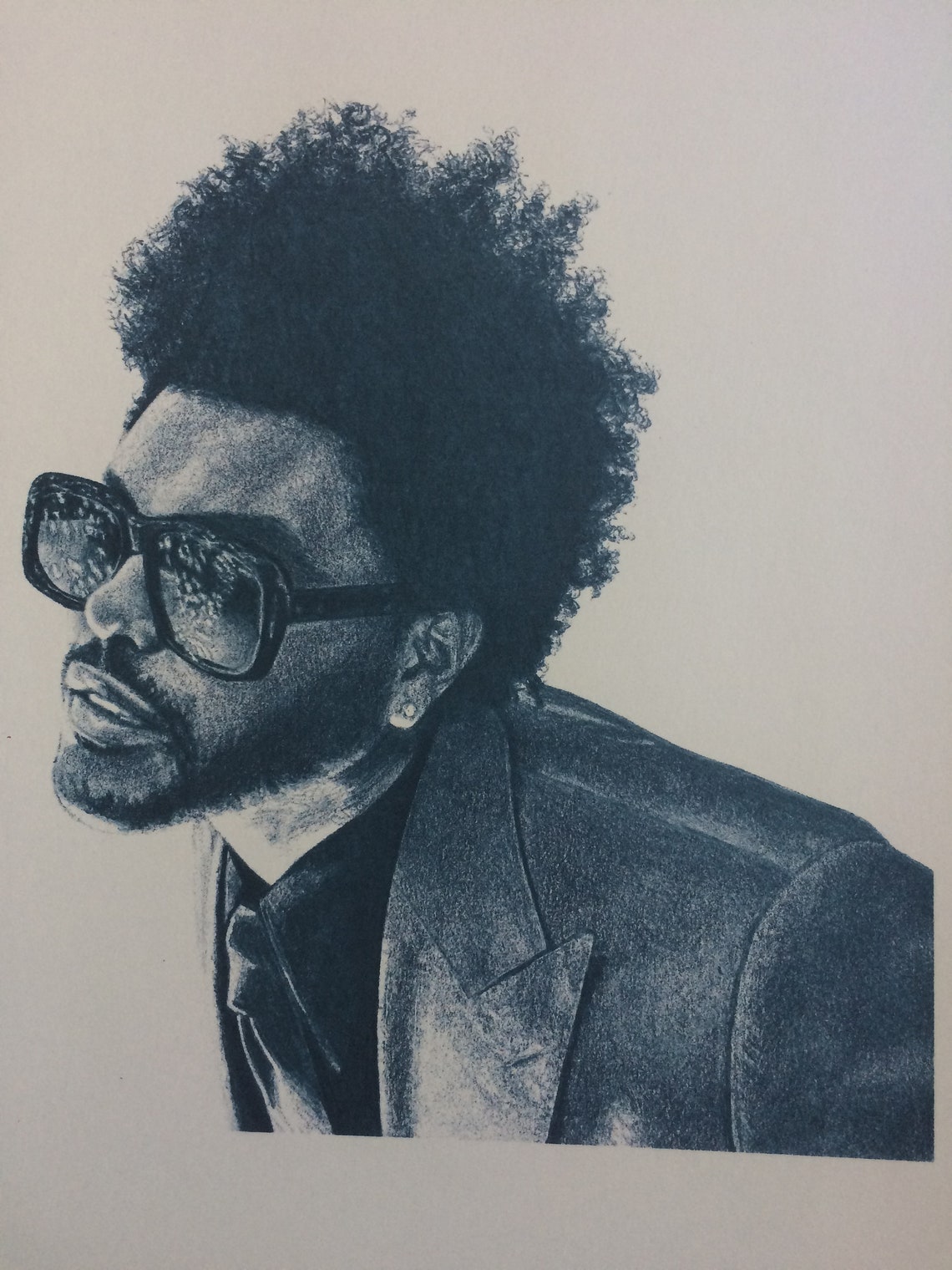 The Weeknd art A4 83 x 117 pouces impression dun dessin | Etsy