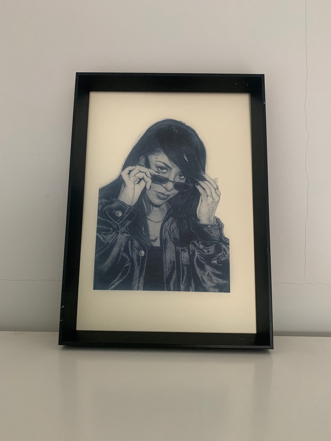 Singer Pencil Drawing Art A4 (8.3 X 11.7 Inches) Print of Drawing ...