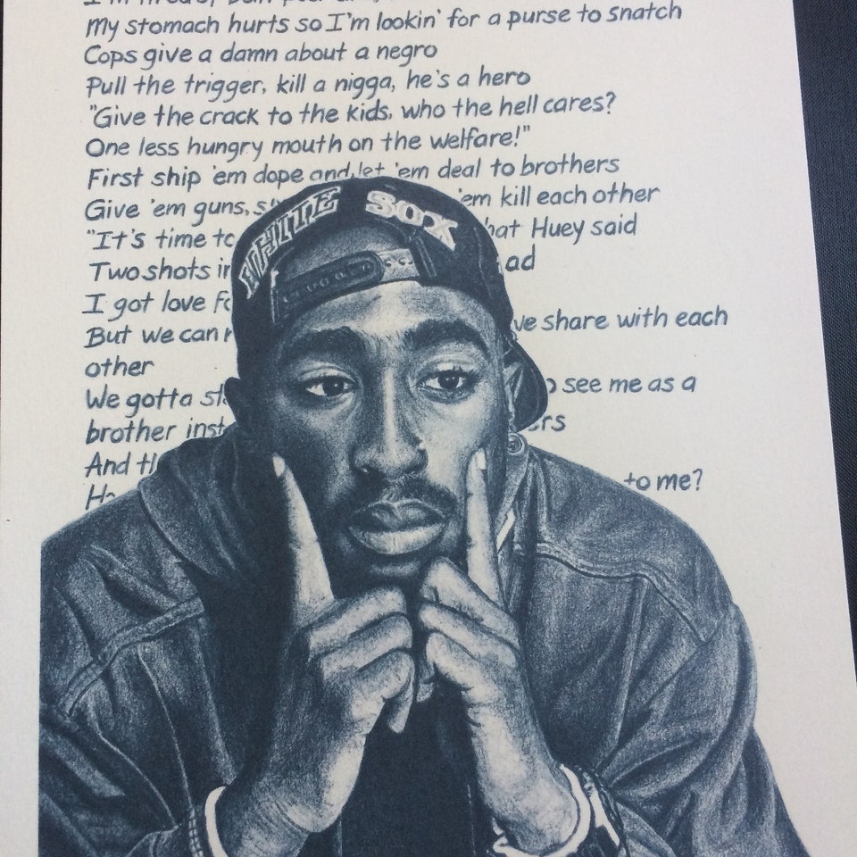 2pac Poster, 2pac Poster Designed & Sold By Unspeakable Brandy