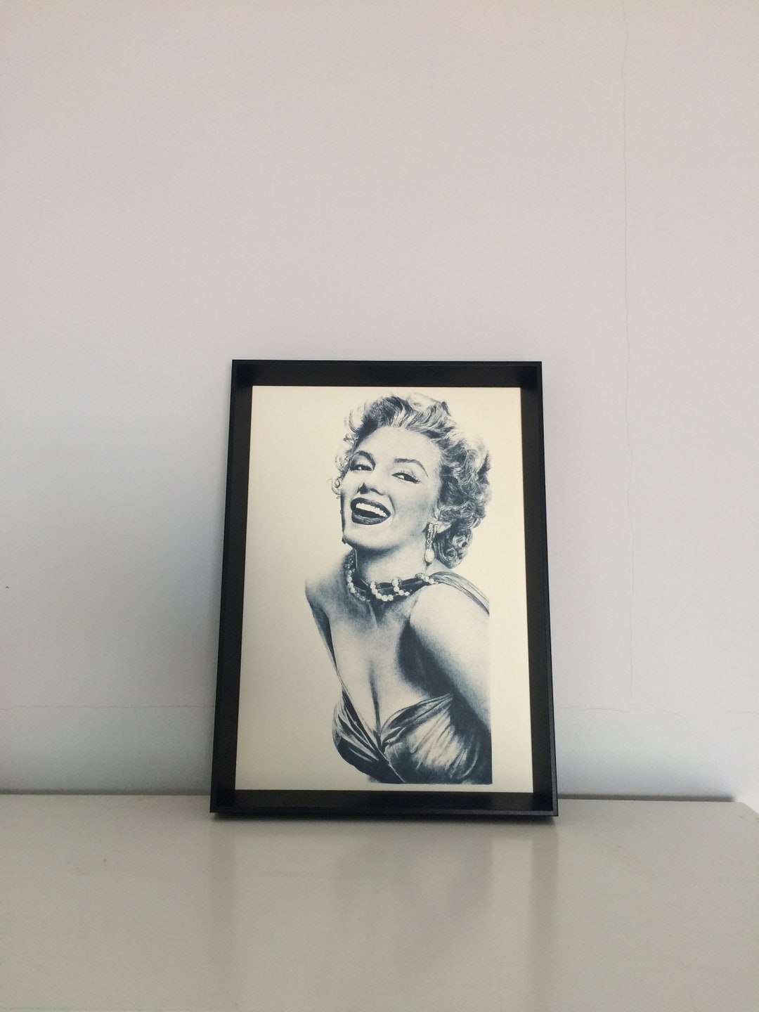 Singer Actress Model Pencil Drawing Art A4 (8.3 X 11.7 Inches) Print of ...