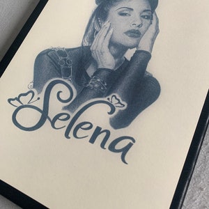 Selena Quintanilla Pencil Drawing Art A4 8.3 X 11.7 Inches - Etsy