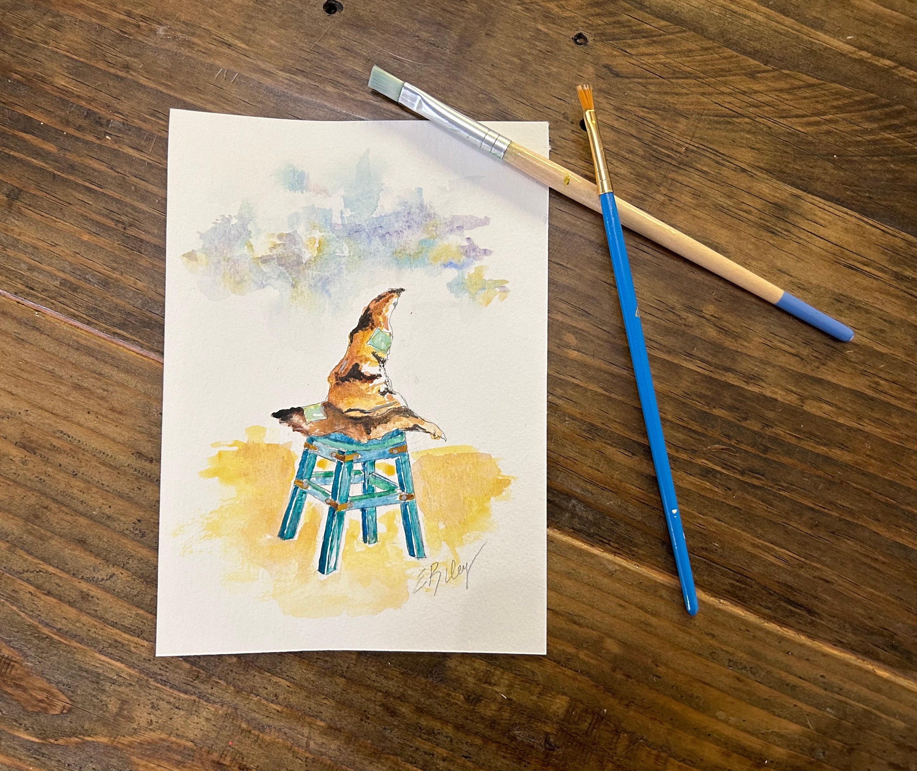 Harry Potter Sorting Hat Watercolor - Etsy