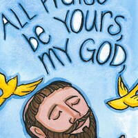 Contemporary Good Shepherd Wall Art, Reproduction of Painting by Vicki ...