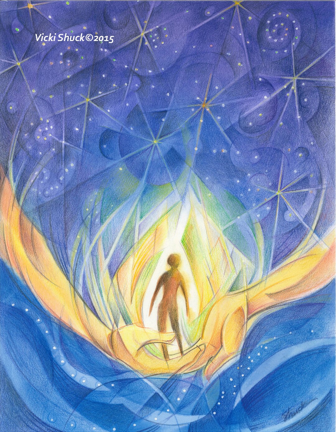 Ps. 139 Wall Art Sacred Art by Vicki Shuck Inspirational - Etsy