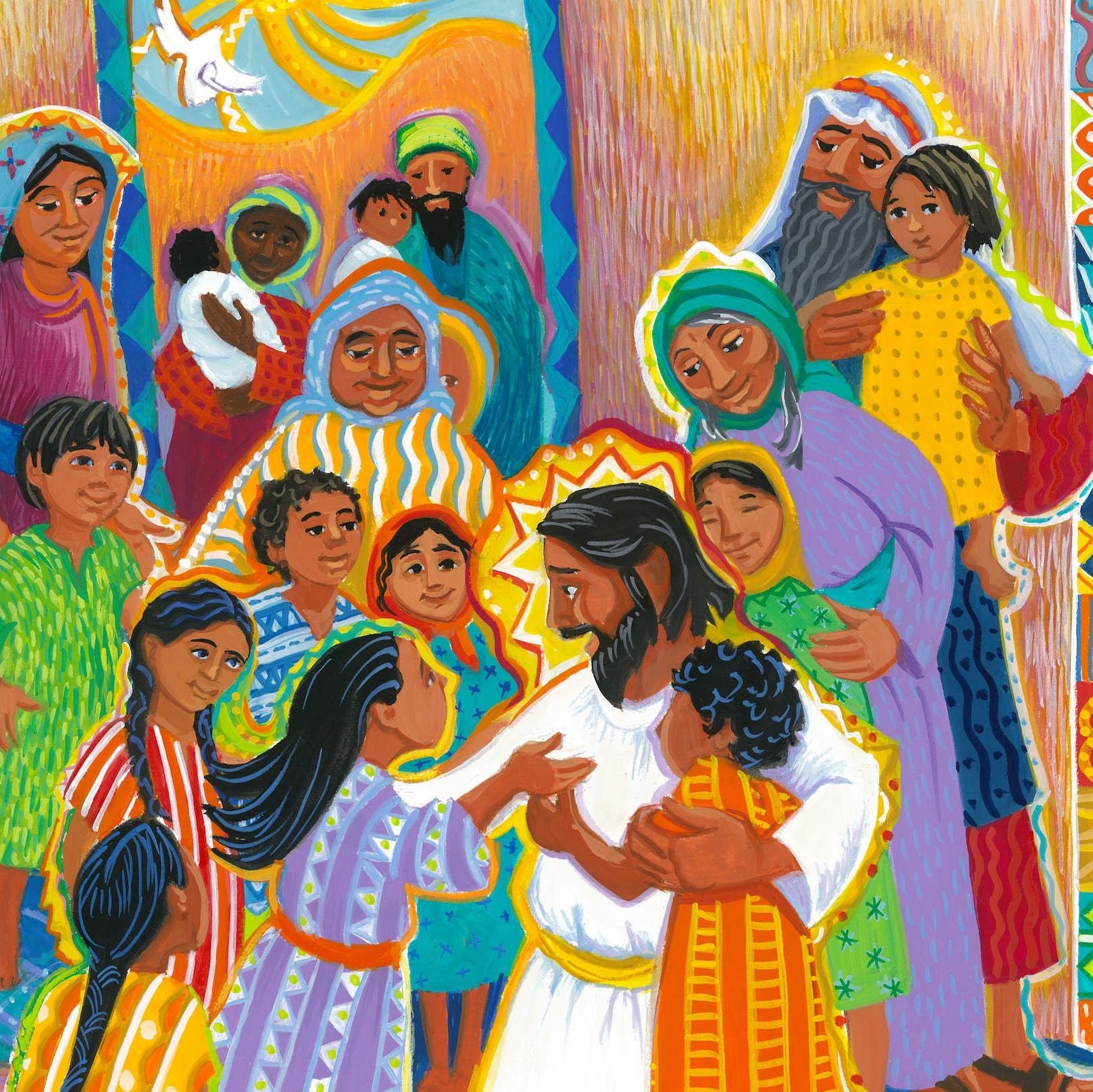 Wall Art, Let the Children Come to Me!, Jesus Welcoming Children ...