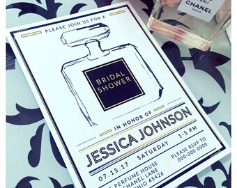 Chanel invitations | Etsy