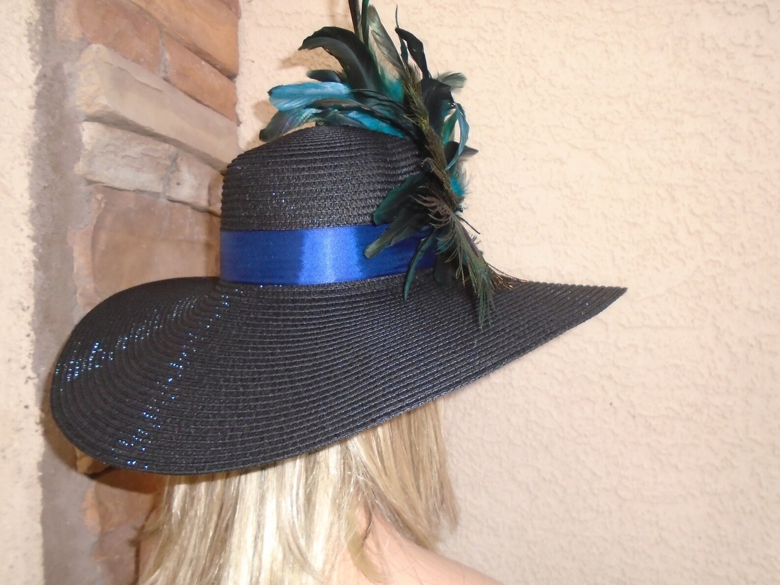 Peacock Feather Hat Dress Formal Fancy - Etsy