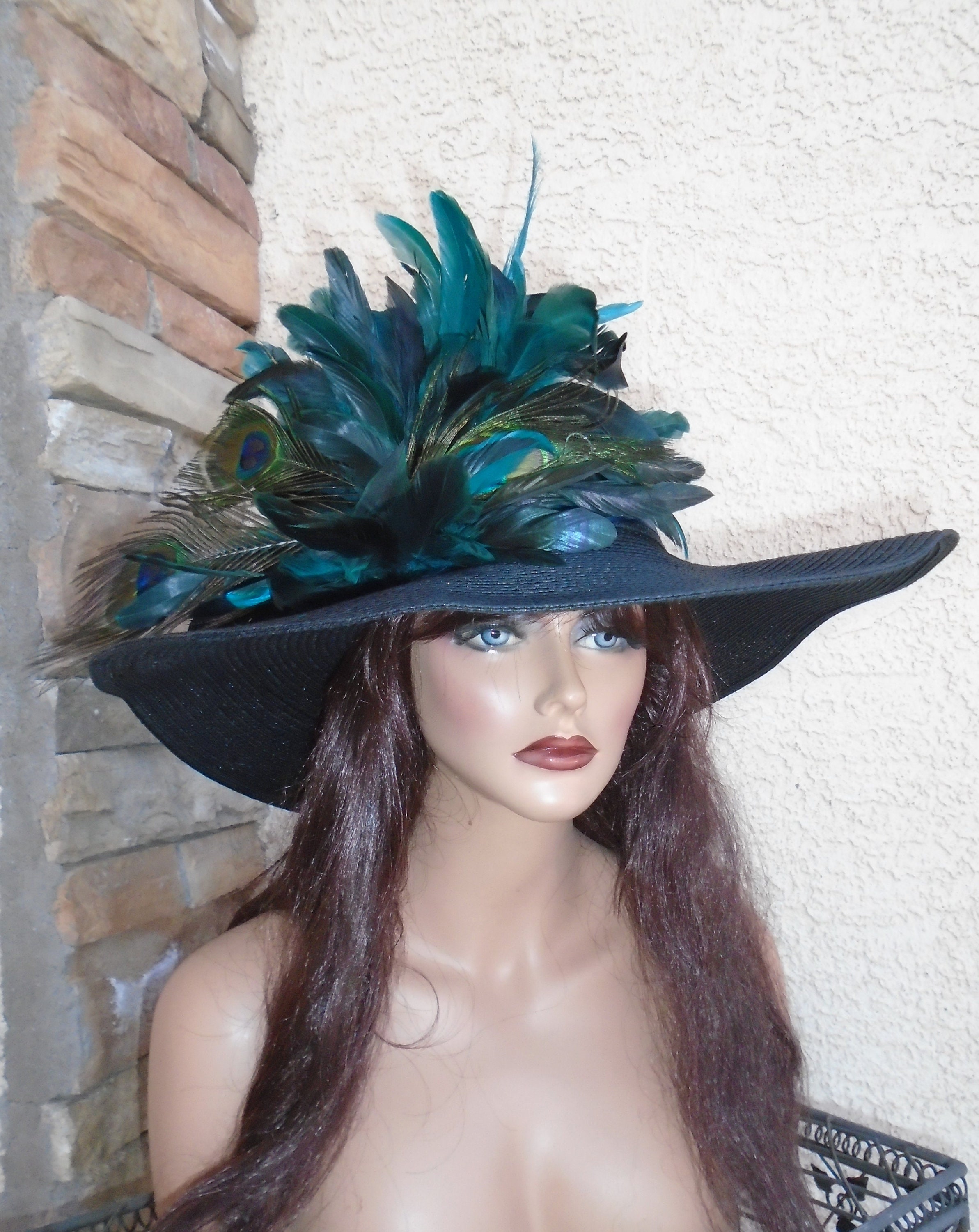Peacock Hat Etsy