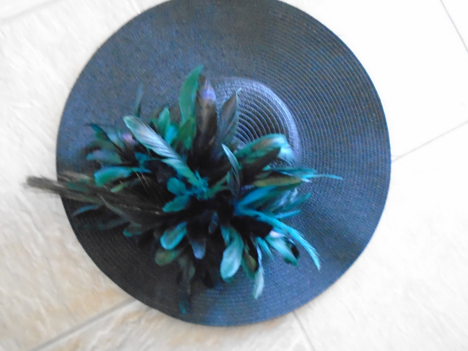 Peacock Feather Hat Dress Formal Fancy - Etsy