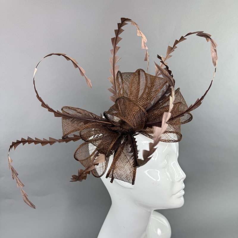 High Tea Brown Hat - Etsy