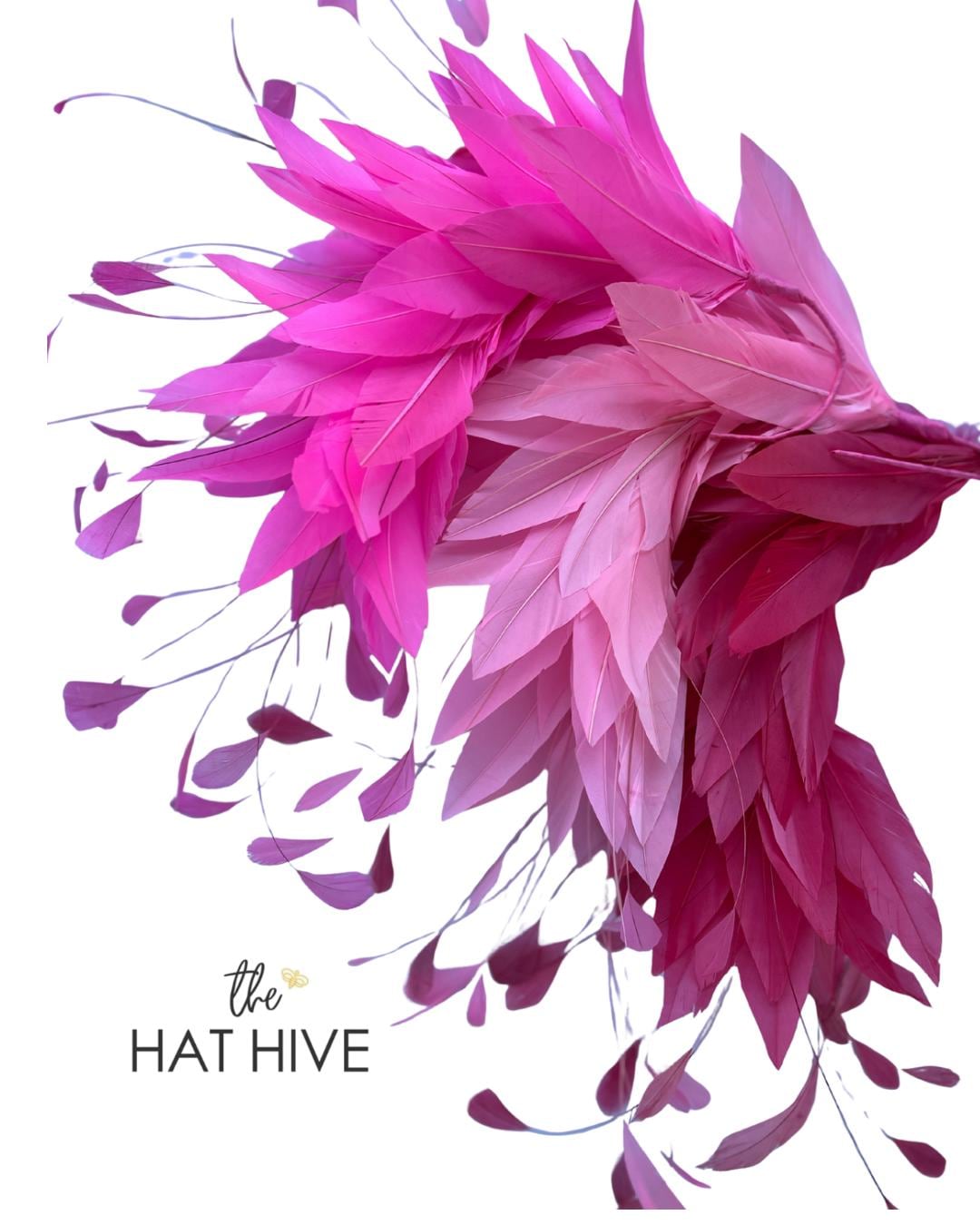 Goose Feather Spray Floating Feathers on Wire Millinery Feathers Hat ...